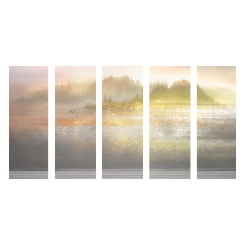 Colorful Layers of Trees Picture - Franklin Arts