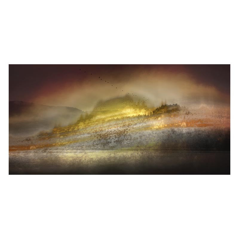 Mountainous Abstract Art - Franklin Arts