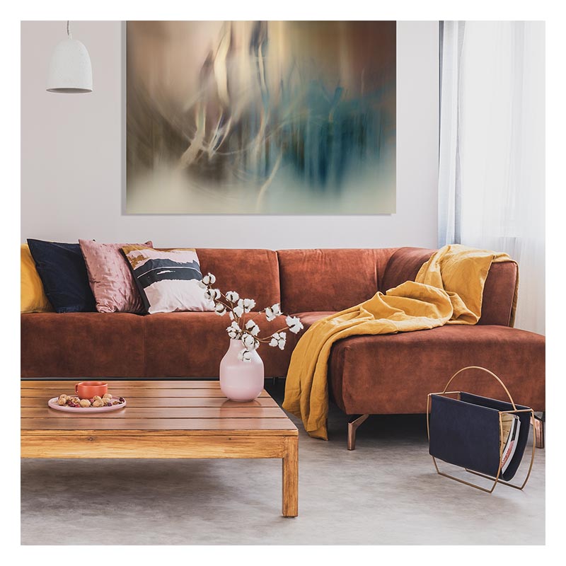 A Flowing Graceful Abstract Artwork - Franklin Arts