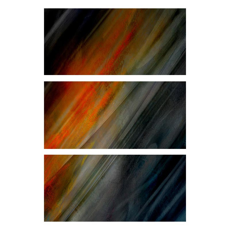 Bold Fiery Abstract Art - Franklin Arts