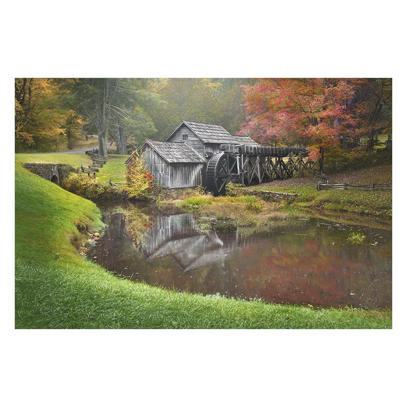 Fall Mabry Mill Picture - Franklin Arts